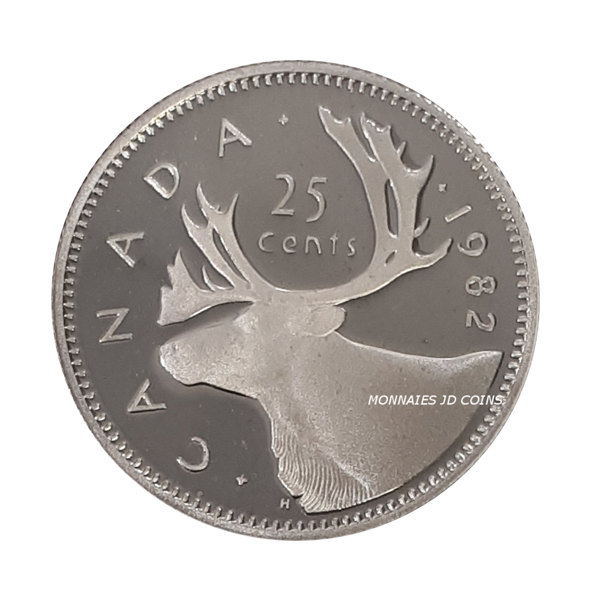 1982 Canada 25 Cents Proof Coin