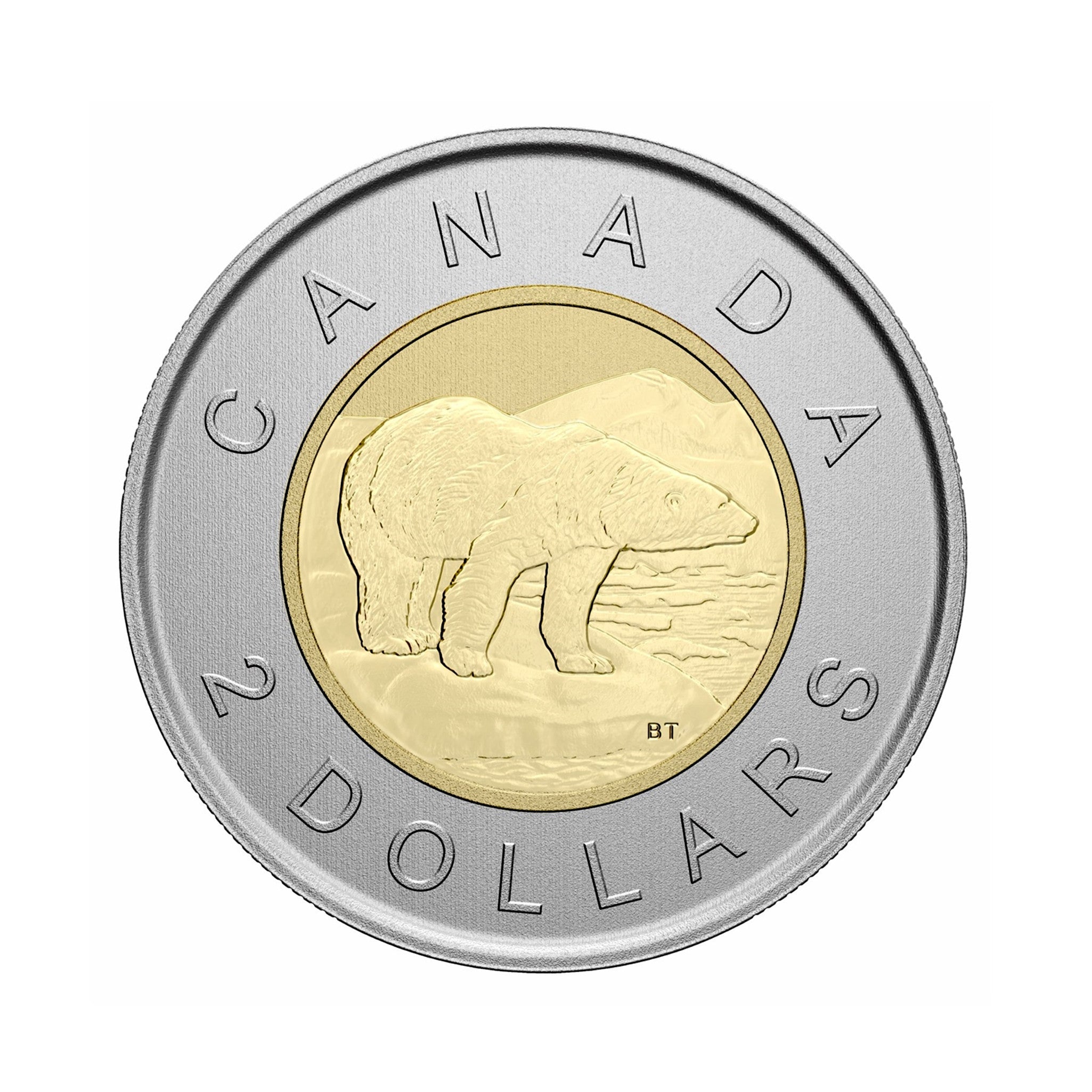 2020 Canada $2 Bimetallic Old Generation Toonies Specimen Coin