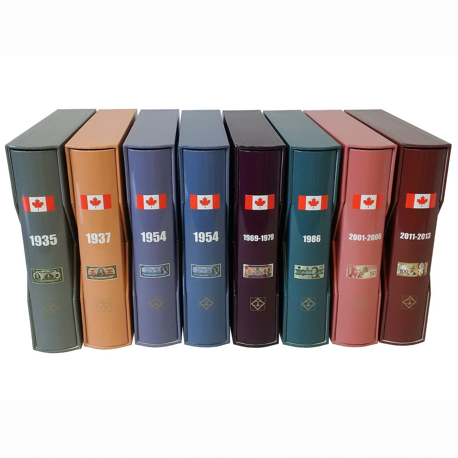 NUMIS Albums for Canadian Banknotes - 1986 with Sheets